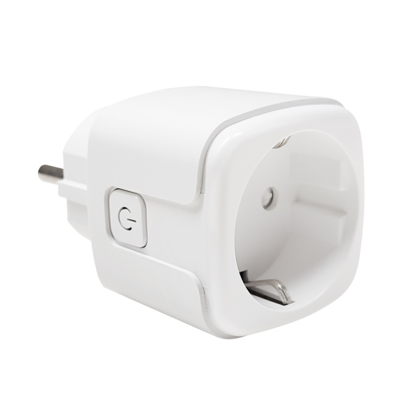 16A WiFi Smart Plug with Consumption Meter | LED ATOMANT