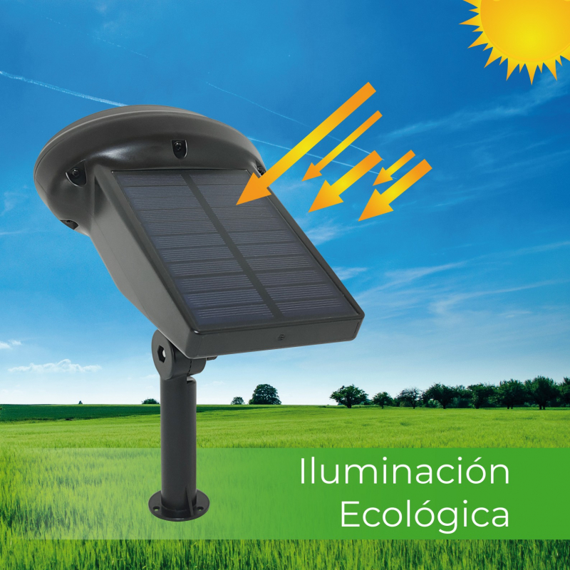 Luz Solar LED Exterior con Sensor lumínico | LED ATOMANT