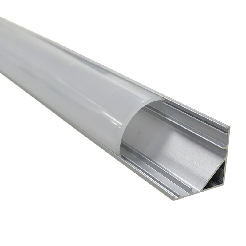 1m Aluminium Profile for LED Strip 45º angle