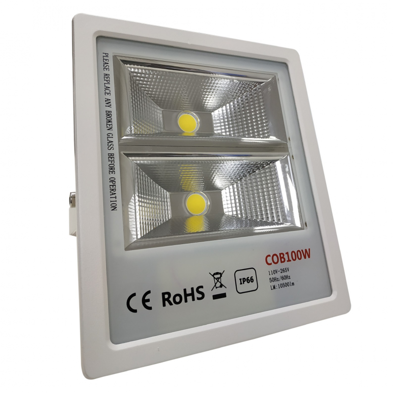 LED Floodlight COB Premium Pro 100W 10500LM IP66 6500K | LED ATOMANT