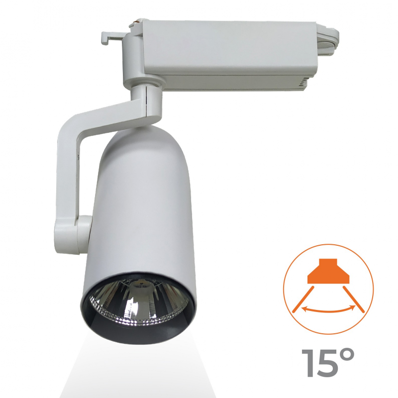 Track Light LED Monophase 30W 2900LM 4500K Track Light | LED ATOMANT