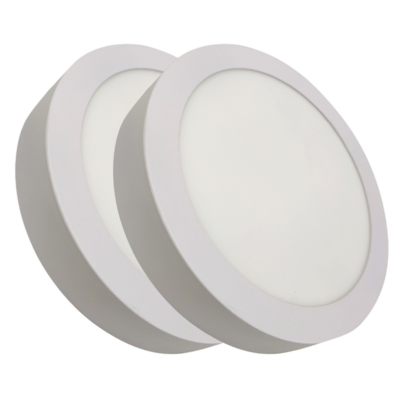 Surface Circular LED Ceiling Light 28W 2500LM 3000K 220mm | LED ATOMANT